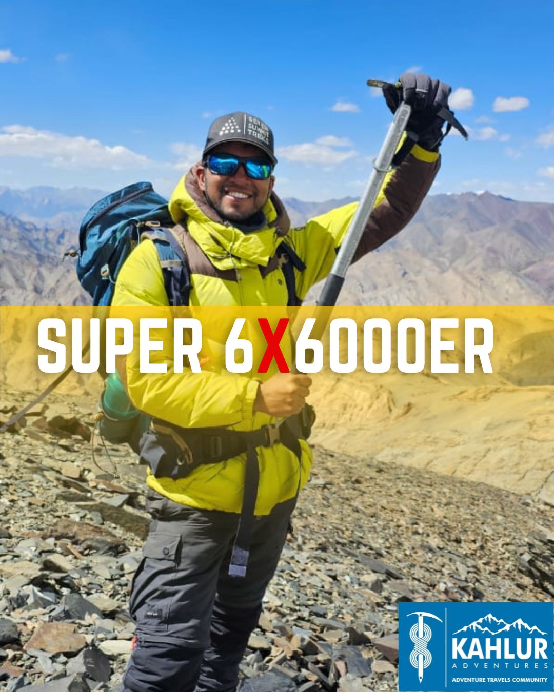 Super Six above 6000 M summit in 28 days Indian Himalayas